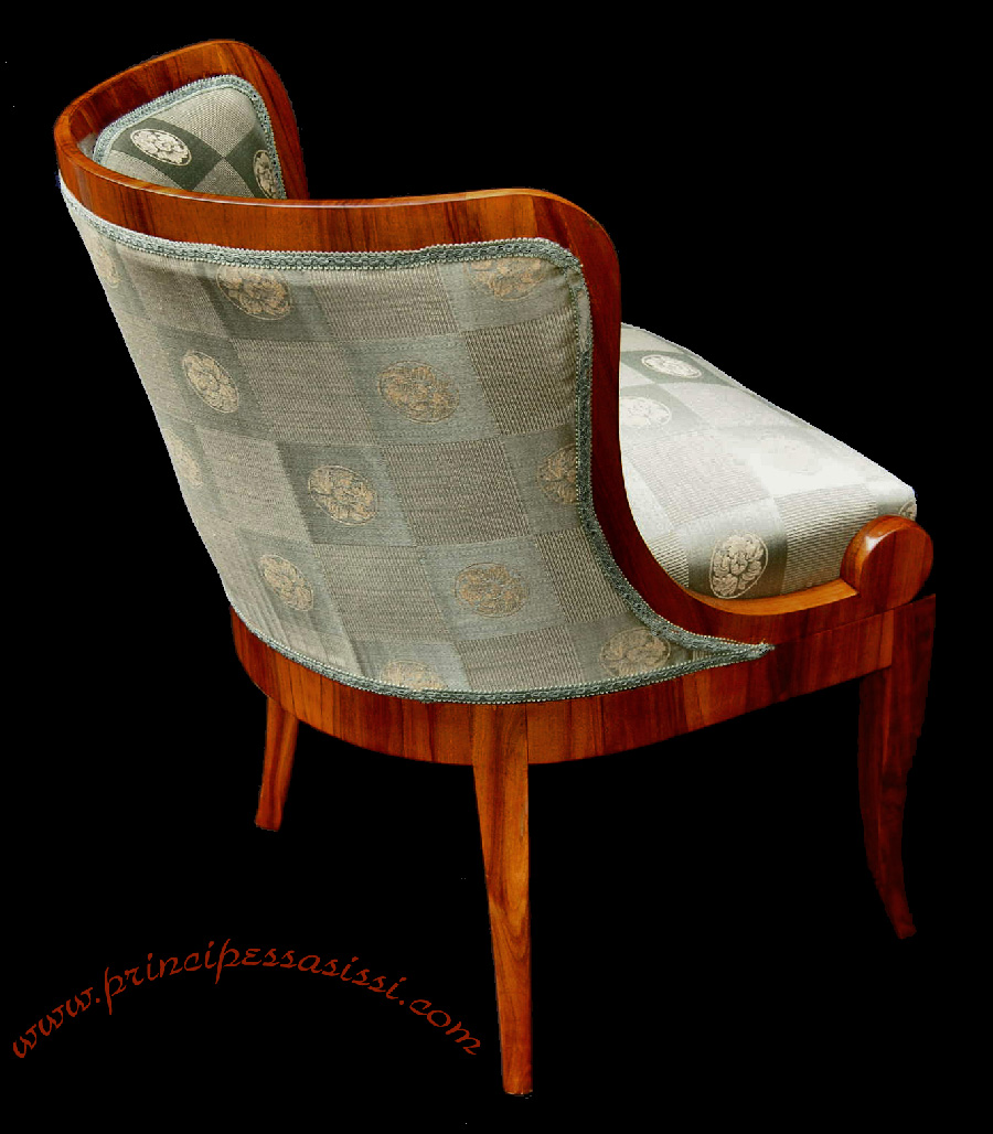 Vienna, 1815-25 c.a Rara poltroncina del primo biedermeier viennese ...