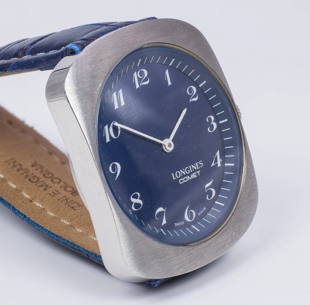 Longines Comet wristwatch in steel, 1970s / 1980s | Antiques on ...