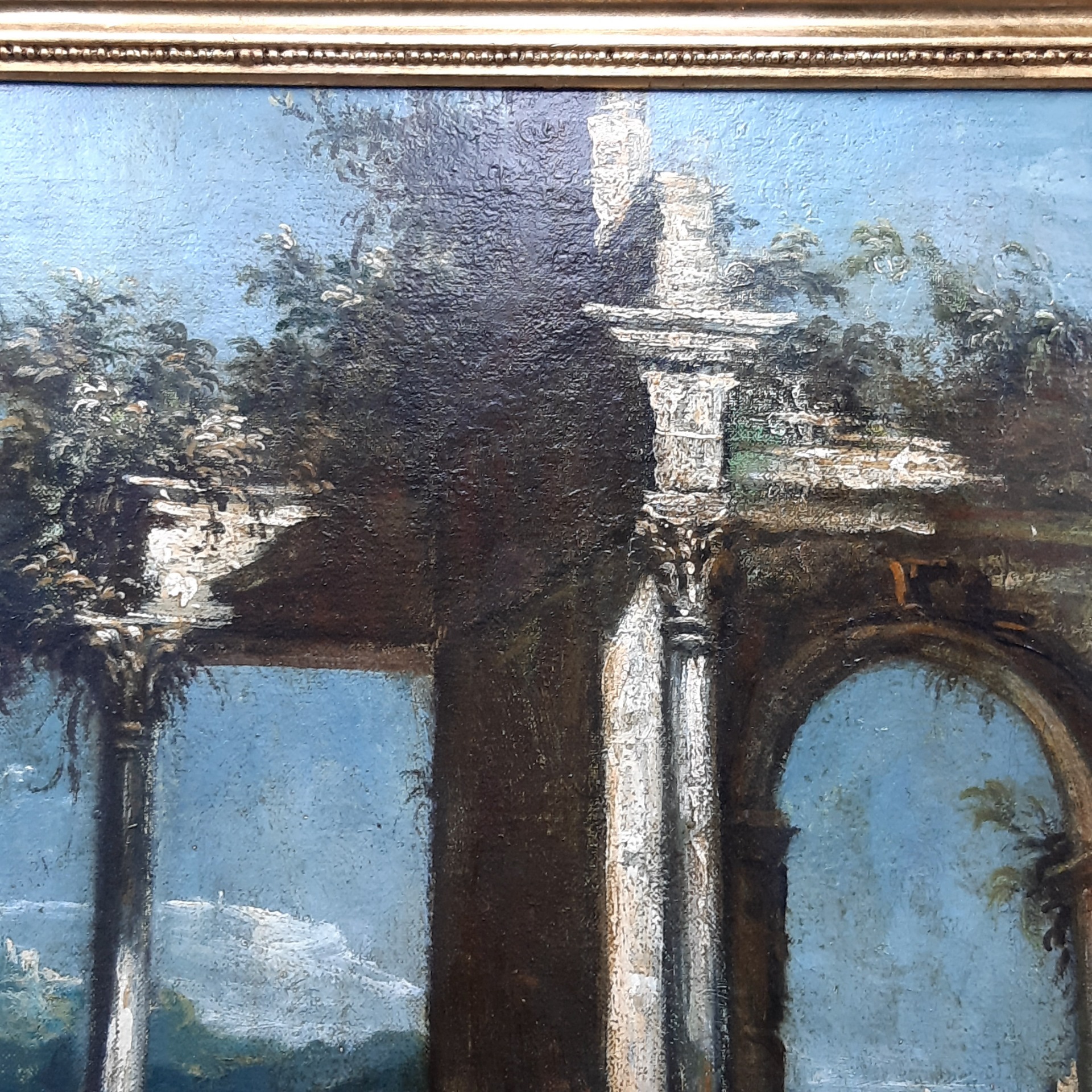 DIPINTO OLIO SU TELA DELLA FINE DEL XIX SEC. ATT. A GIUSEPPE PONGA ...