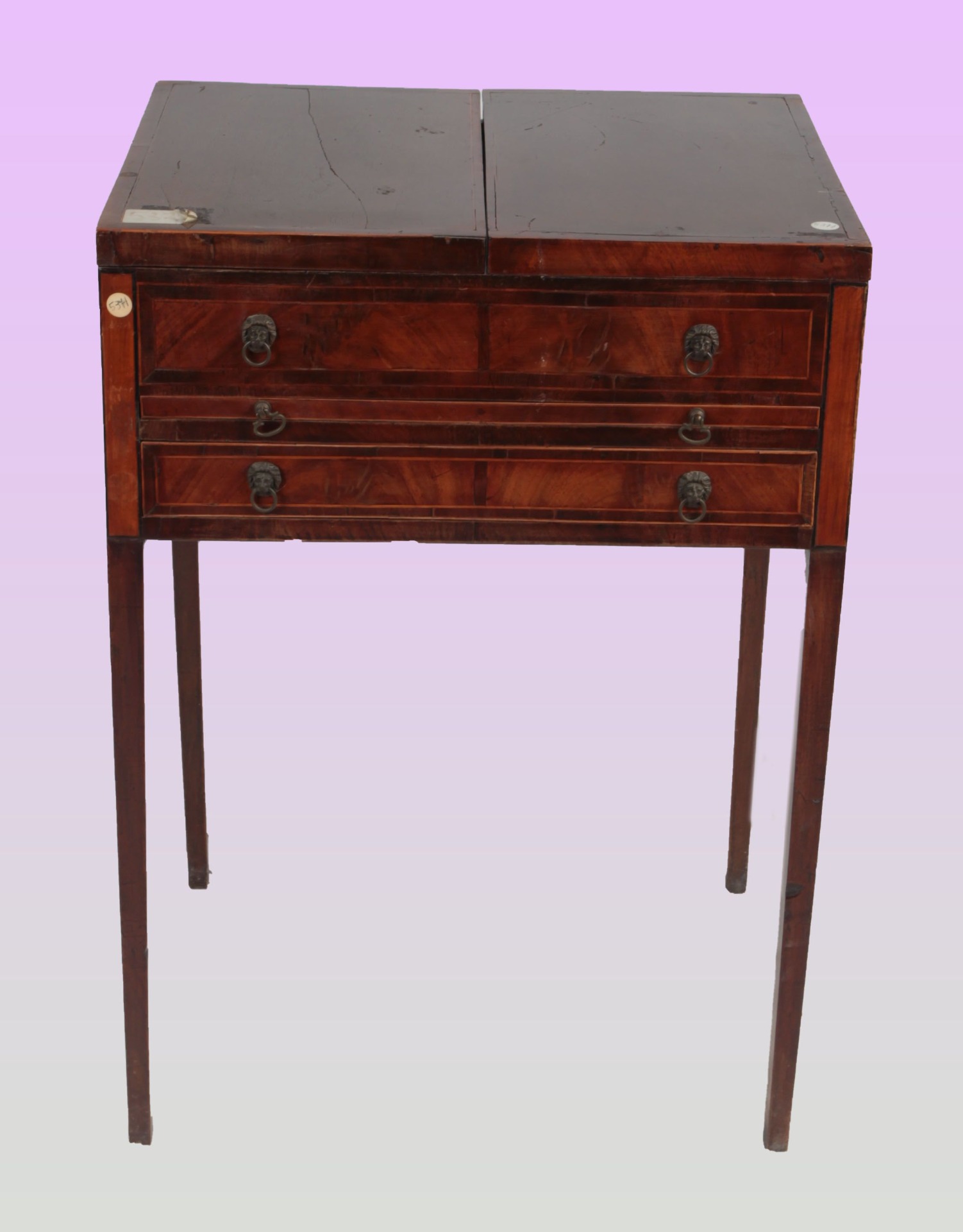 Antique 1700 Georgian style dressing table in mahogany | Antiques on ...