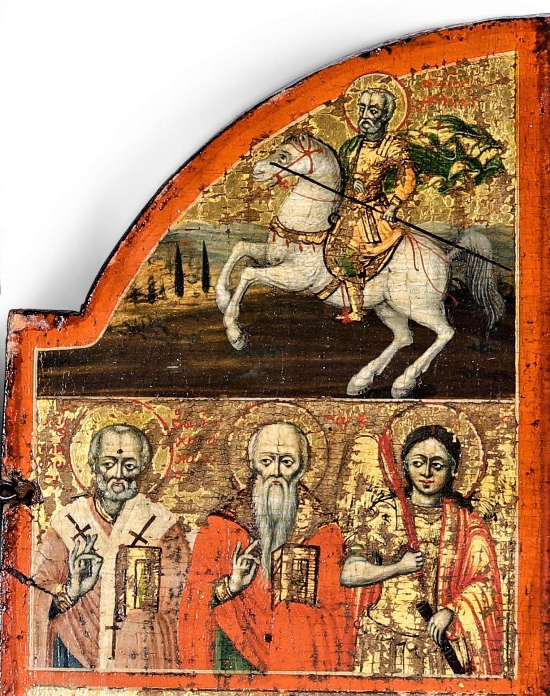 Straordinario Trittico Greco fondo oro VENDUTO | Antiquariato su ...